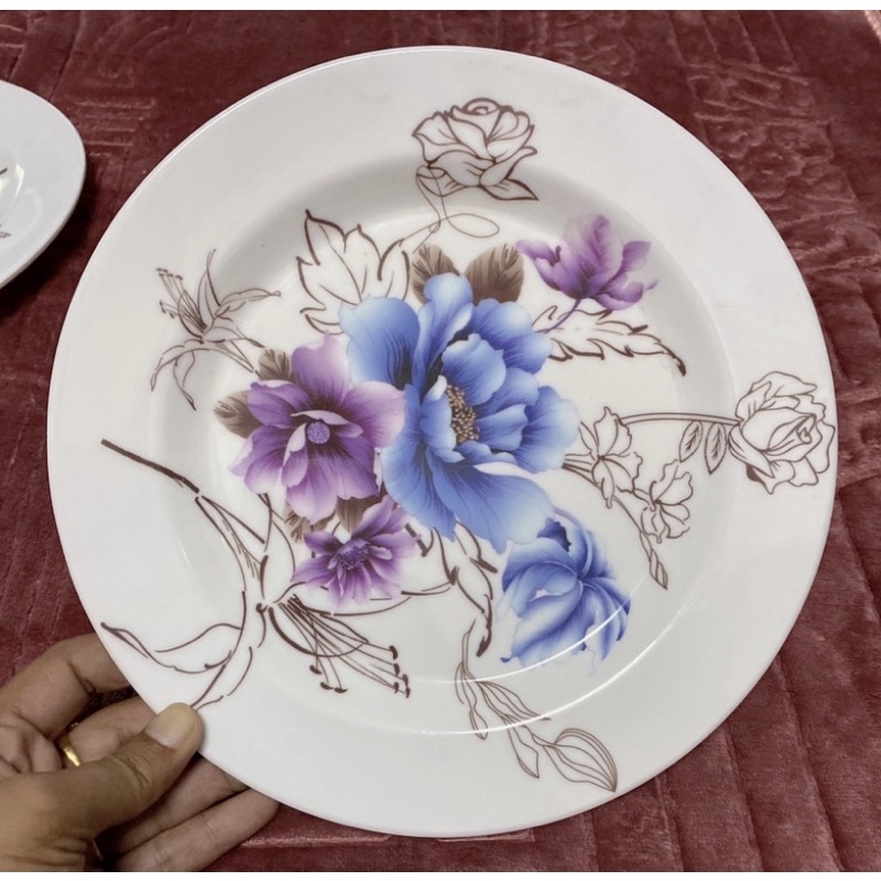 DINNER PLATE / PINGGAN NASI / PINGGAN TEBAL / PINGGAN MELAMINE READY ...