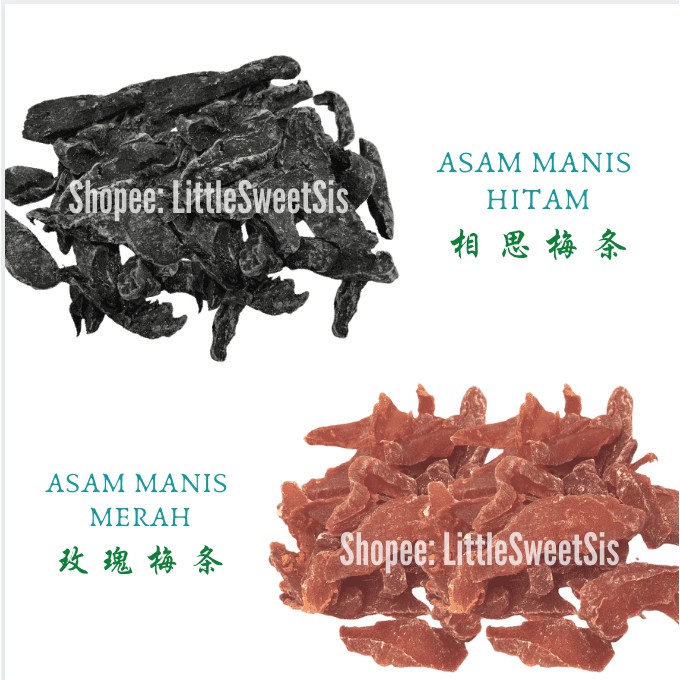ASAM MANIS POTONG HITAM/ ASAM MANIS POTONG MERAH [500g] / ASAM MANIS ...
