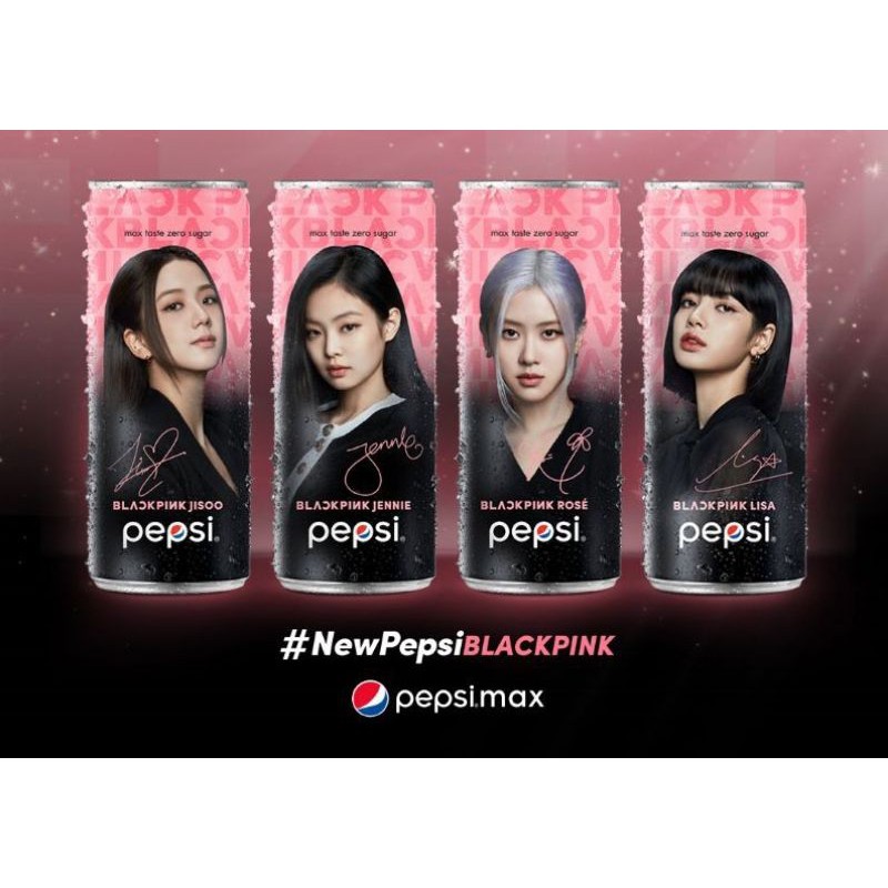 Pepsi X Blackpink Limited Edition #Jennie #lisa #jisso #rose 1 pack 6 ...