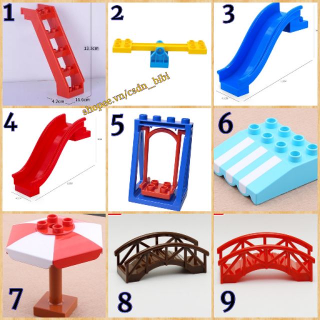 Lego Create lego Play Park Compatible lego duplo | Shopee Malaysia