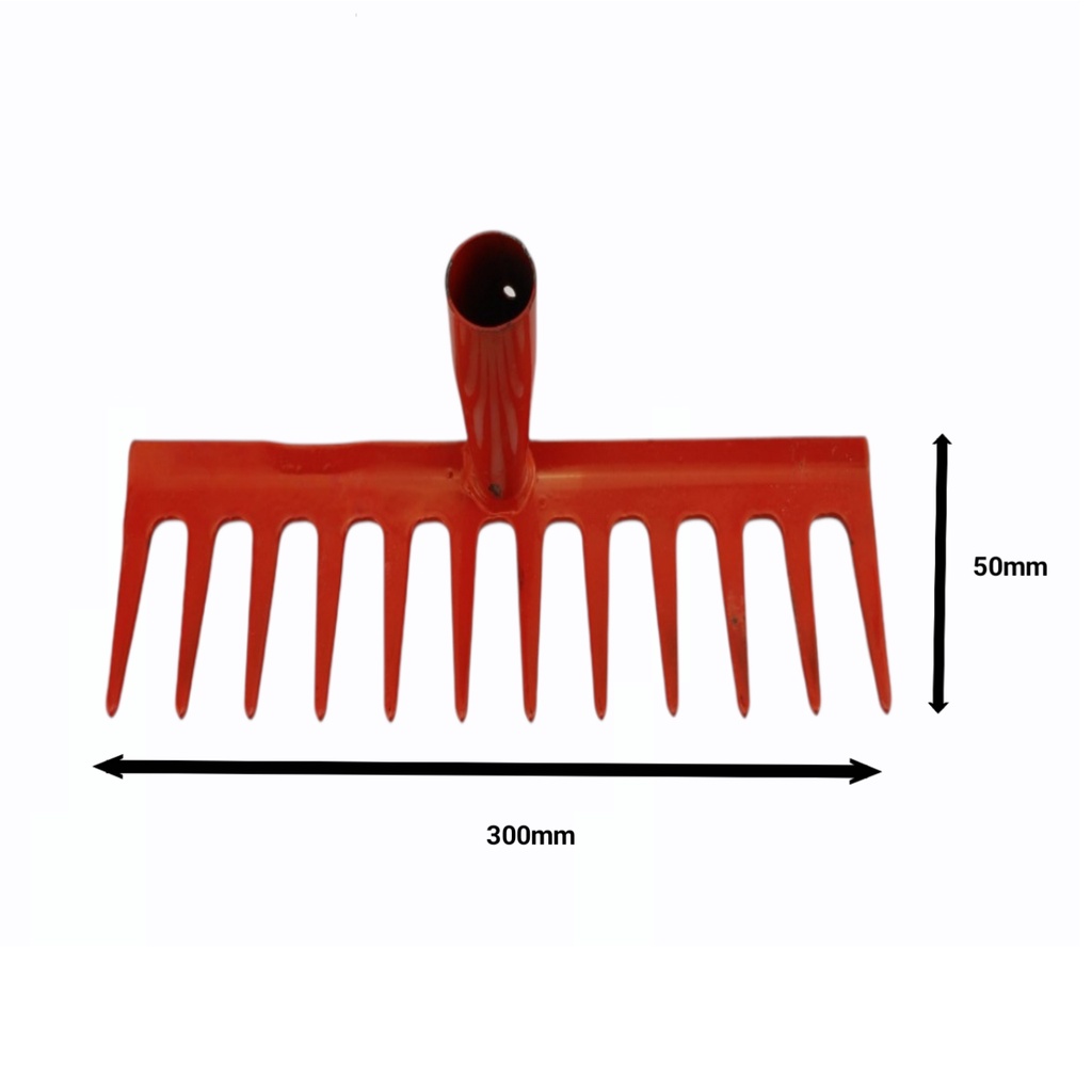 Outdoor Heavy Duty Home Living Garden Gardening Tools Iron Rake ...