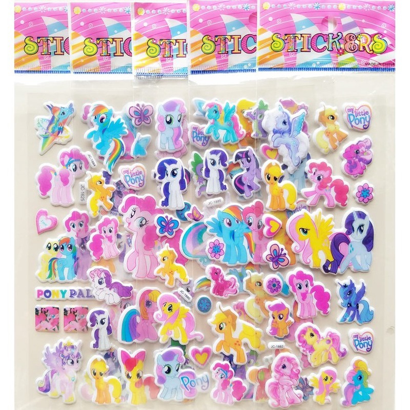 Puffy Sticker | Cartoon Stickers | Nail Stickers | My Little Pony ...