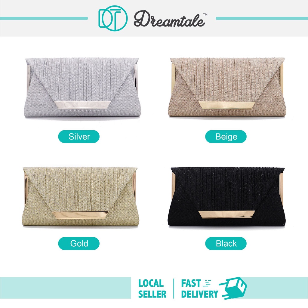 Dreamtale Women Handbag Diamond Envelope Elegant Dinner Clutch Dinner ...