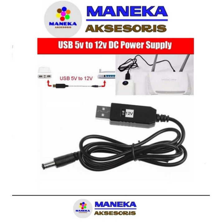 USB DC Step Up Cable 5v to 12v Power Supply Charger Converter Adapter ...