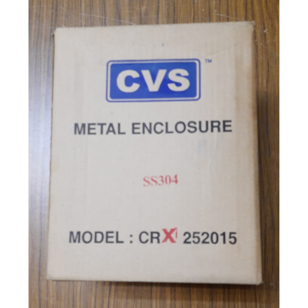 CVS Stainless Steel Enclosure IP65 CRX 252015 250x200x150MM | Shopee ...