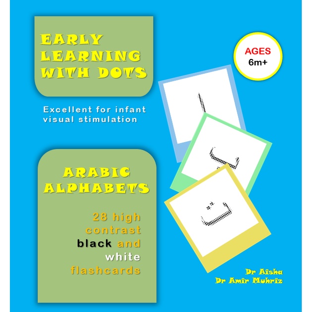 EARLY LEARNING WITH DOTS ARABIC ALPHABET FLASHCARDS | Shopee Malaysia