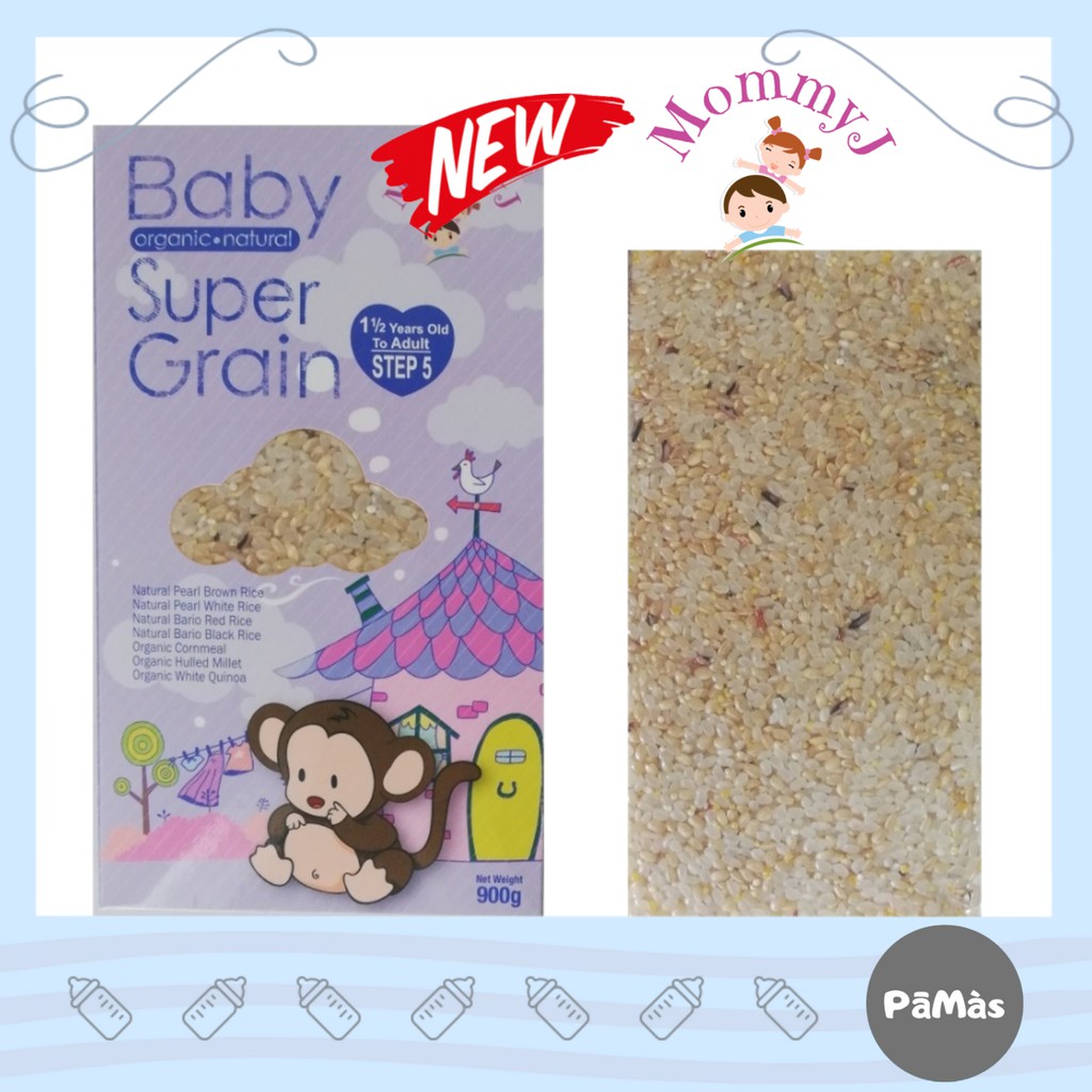 MommyJ Step 1 -> 5 Organic Rice Grain Mommy J Rice HALAL | Shopee Malaysia