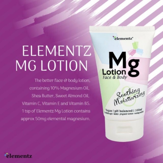 ELEMENTZ - MAGNESIUM LOTION (body & face) | Shopee Malaysia