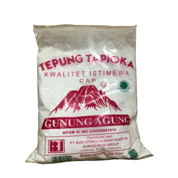 Tapioca Flour Cap Gunung Agung Packaging 500gr | Shopee Malaysia