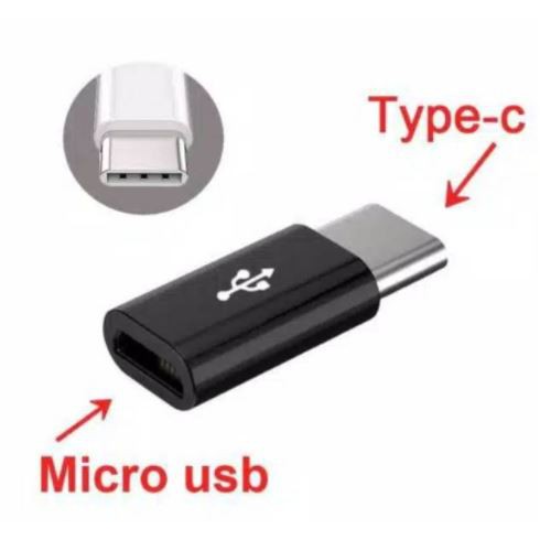 Micro USB to type C / Micro USB Female to type C Male Adapter | Shopee ...