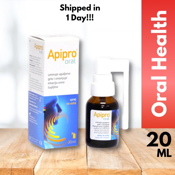 [READY STOCK!] Apipro Oral Spray for Mouth Soothes Inflamed Sore Throat ...