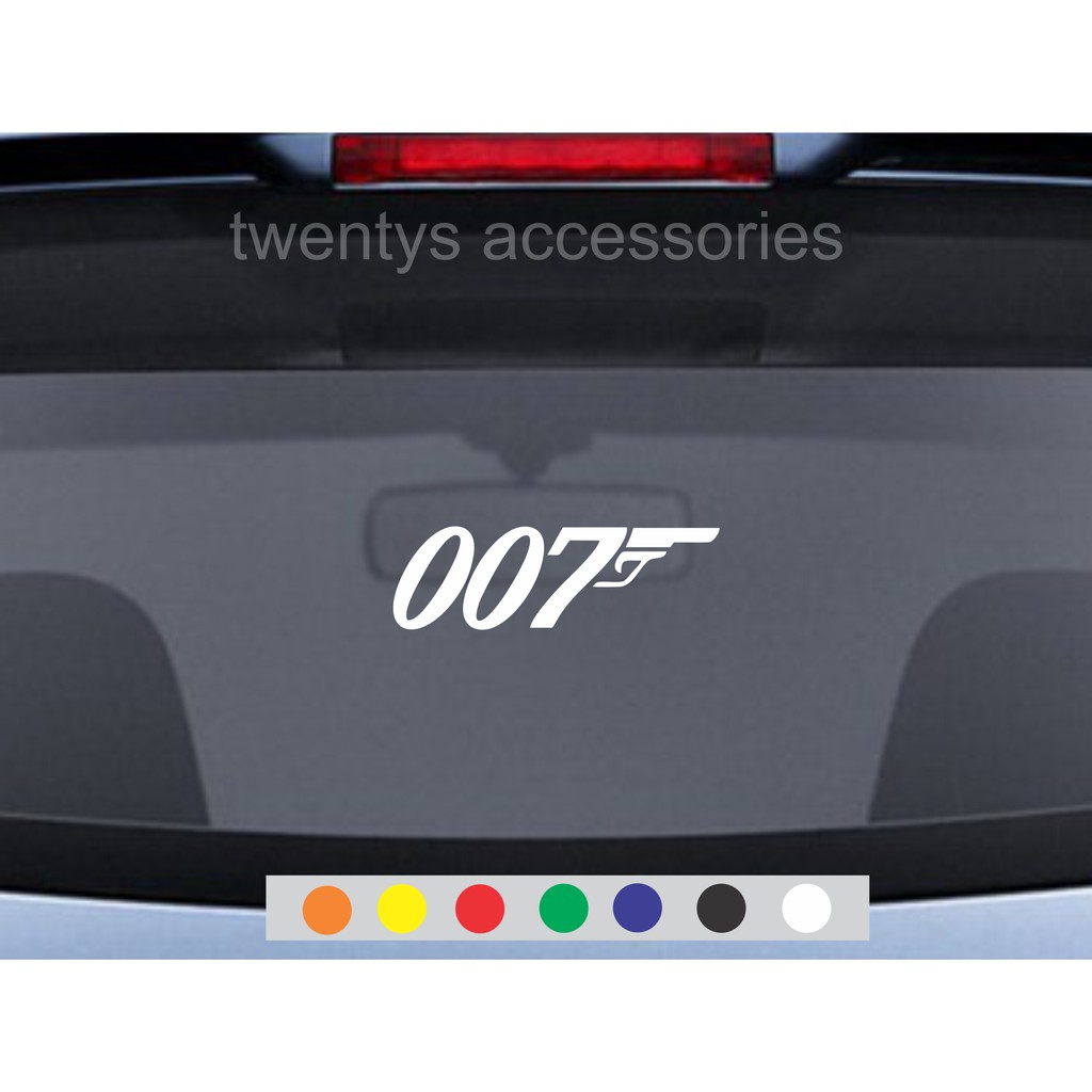 Car Glass sticker sticker james bond sticker cutting | Shopee Malaysia