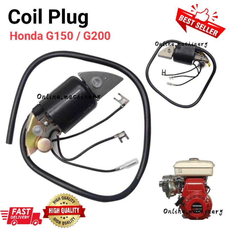 Honda G200 & G150 Plug Coil & Contact Point Engine Enjin Pam Air Honda 5.0hp 5.5HP | Shopee Malaysia