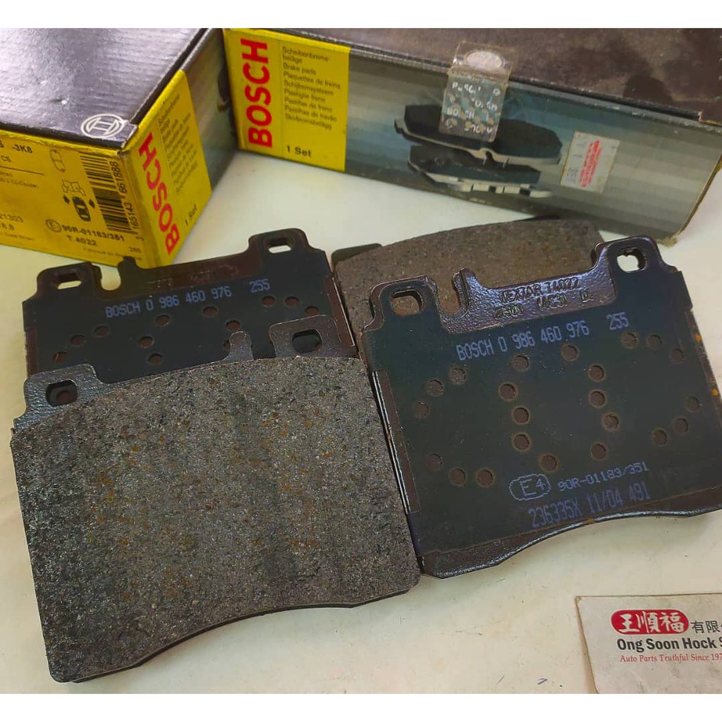 W140 Brake Pad Front Bosch 0986 460 976 Mercedes Benz S280 S300 S320 ...