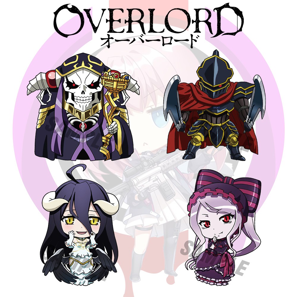 GANTUNGAN Overlord Keychain / Overlord Anime Keychain / Ainz Ooal Gown ...