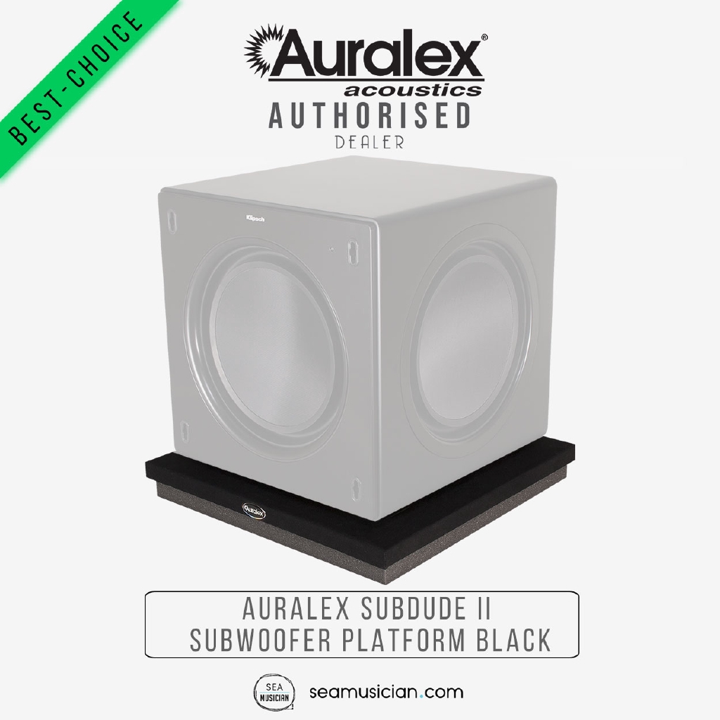 AURALEX ACOUSTIC SUBDUDE II SUBWOOFER ACOUSTIC ISOLATION PLATFORM BLACK ...