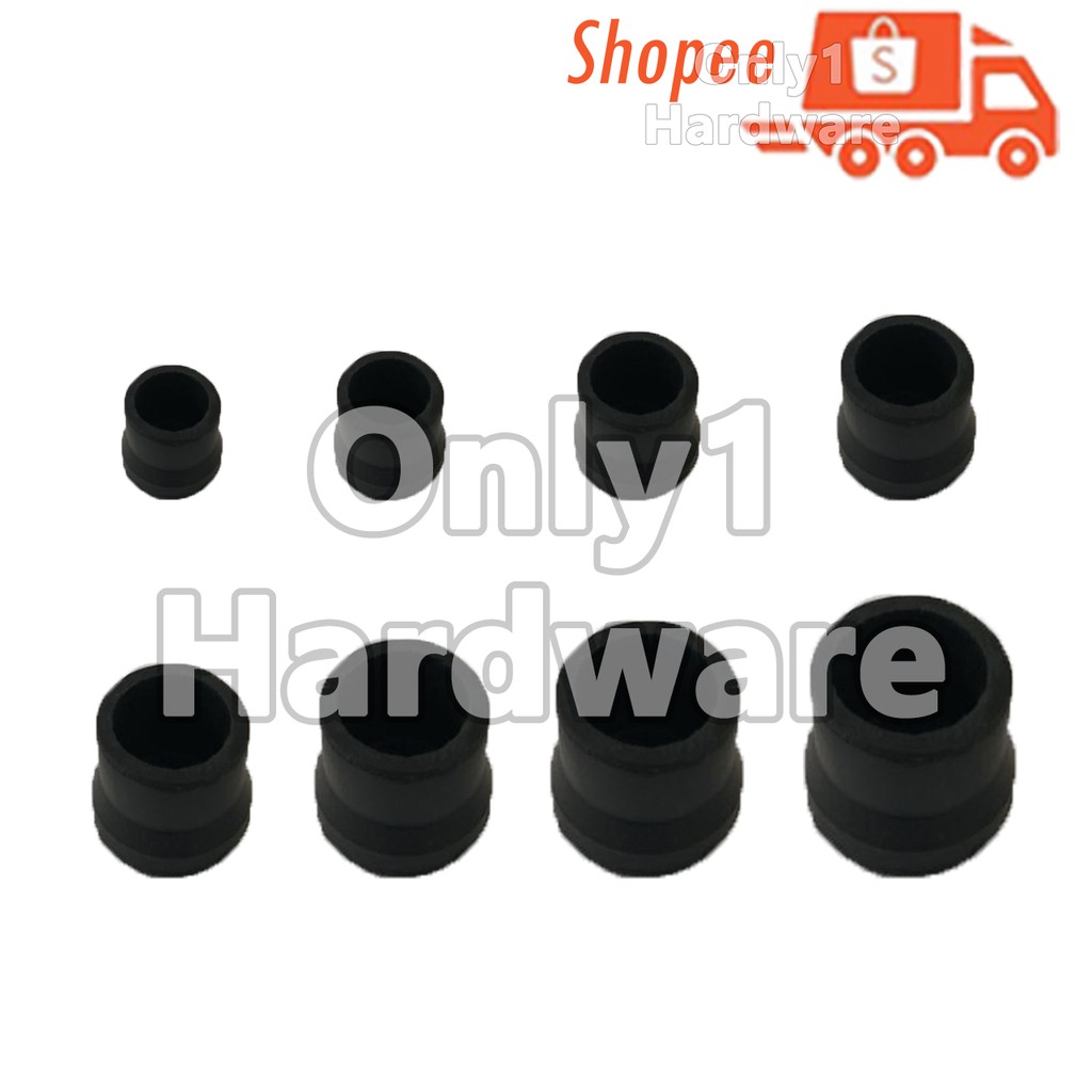 RUBBER ROUND OUTER INSERT RUBBER BLACK ROI CHAIR LEG CAP RUBBER FEET ...