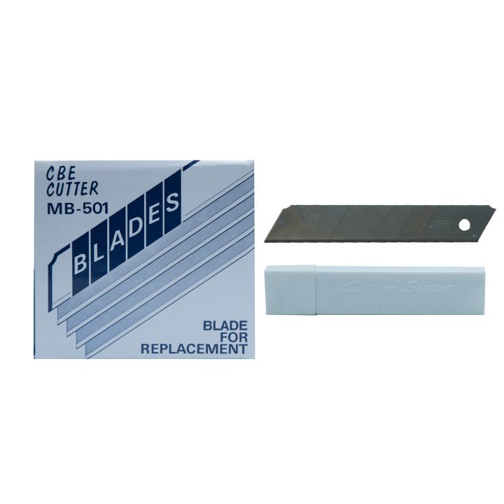 CBE Cutter Blade MB-501(18mm) Refill For Big Cutter/Knife (BOX ...