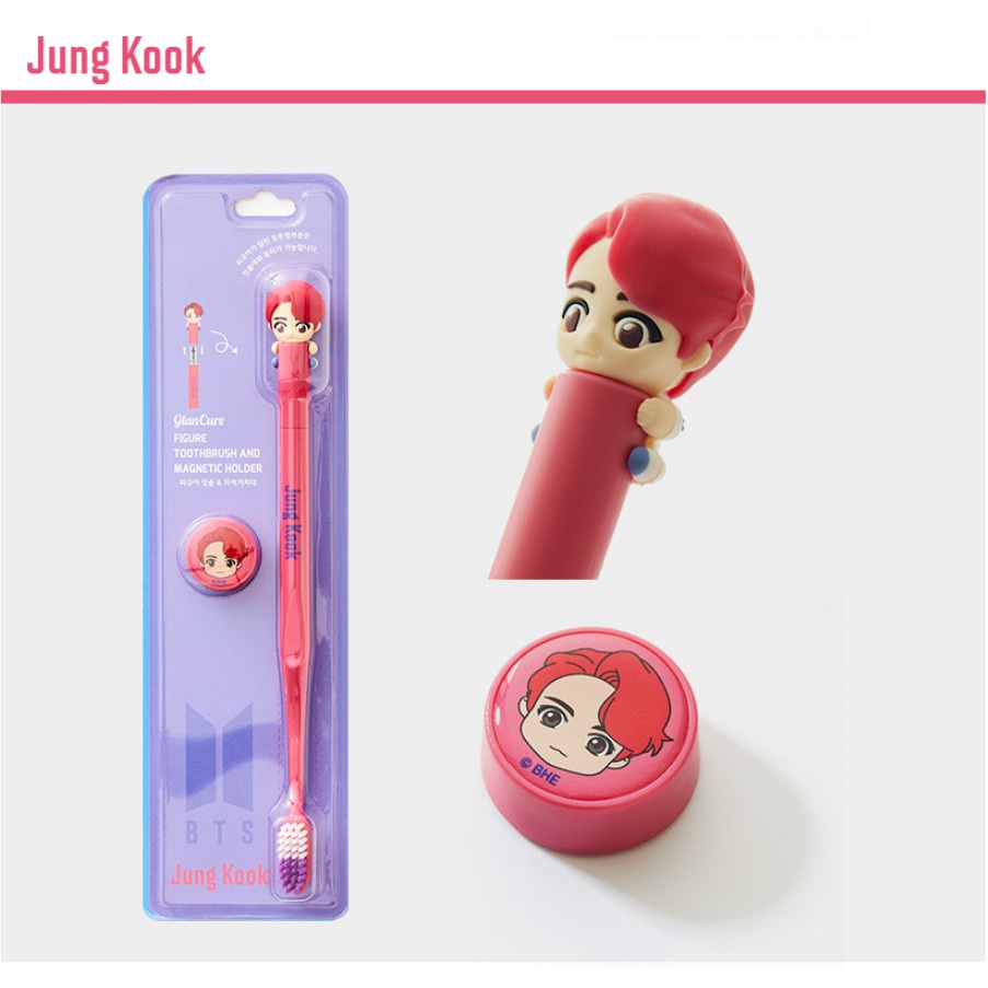 BTS Korea Official Character Figure Toothbrush Magnet Set | Shopee Malaysia