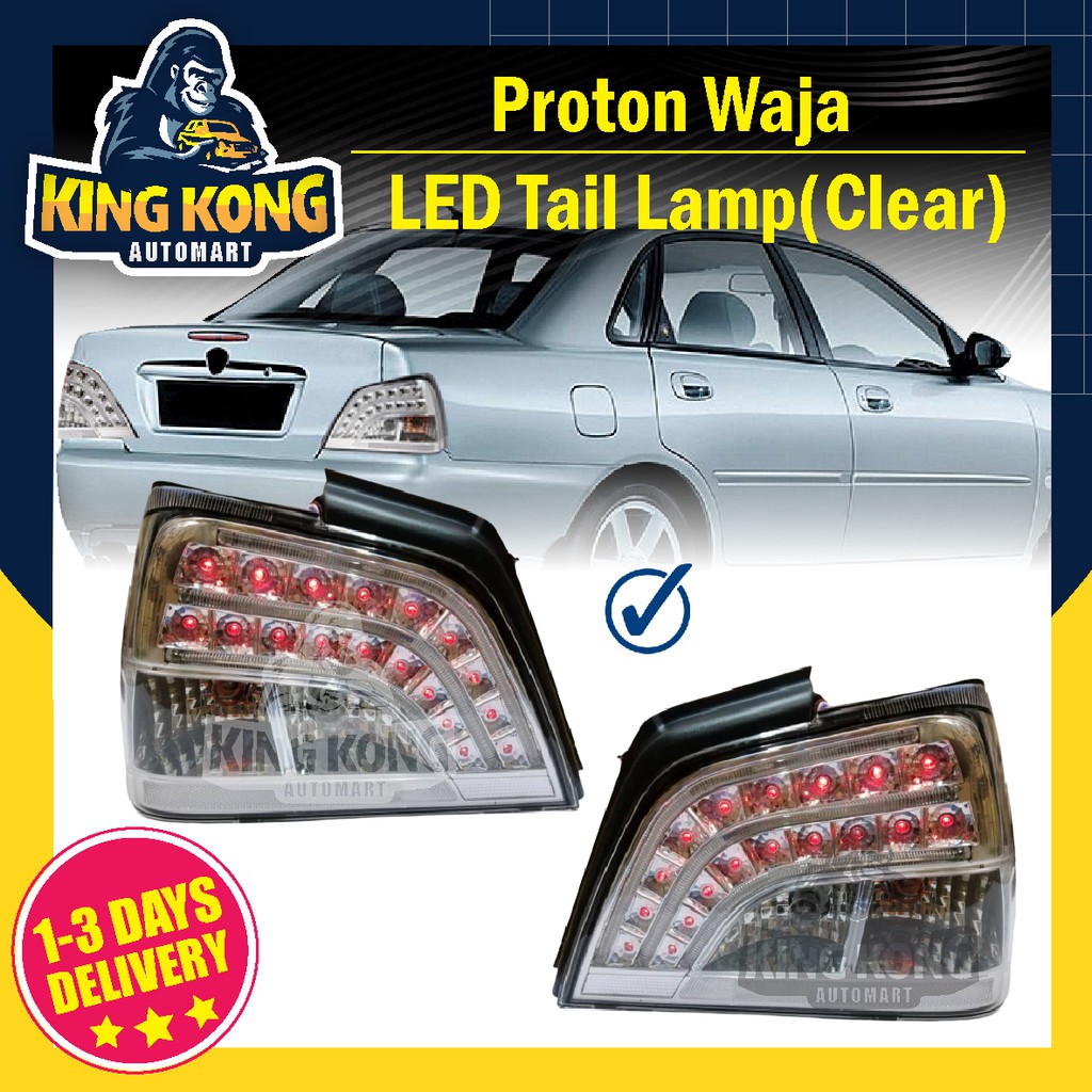 Proton Waja 2000-UP LED Tail Lamp(Clear) | Shopee Malaysia