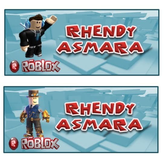 Roblox Waterproof Name Label Stickers | Shopee Malaysia