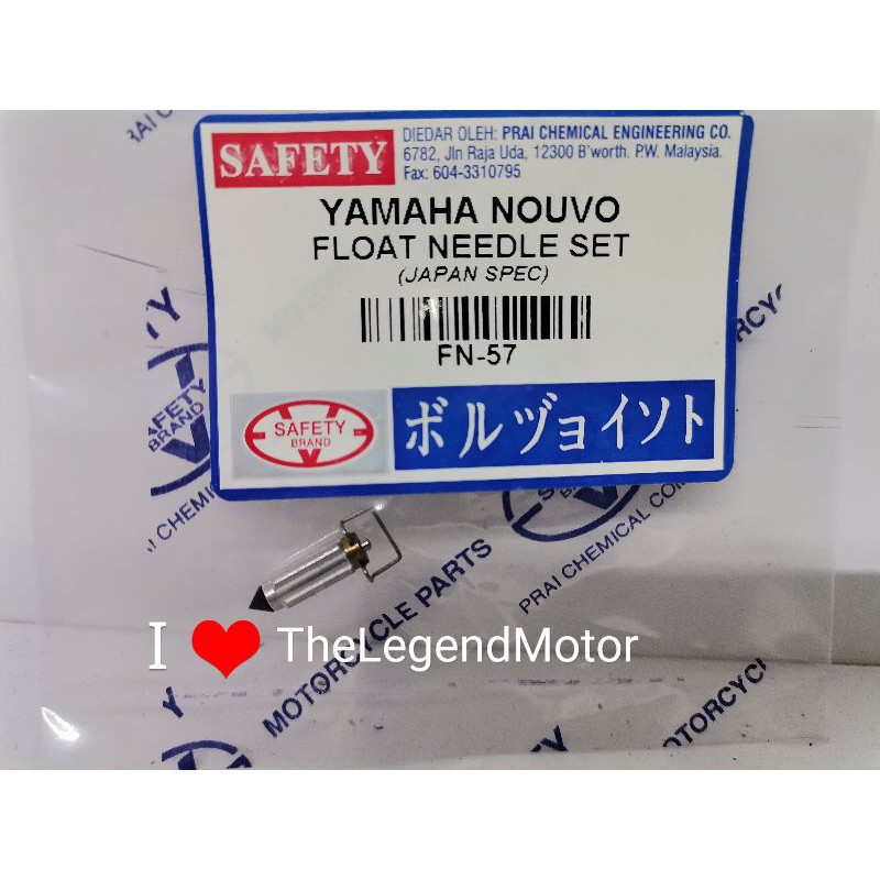 YAMAHA NOUVO Float Needle Jarum Minyak Pelampung Carburetor Rocket ...