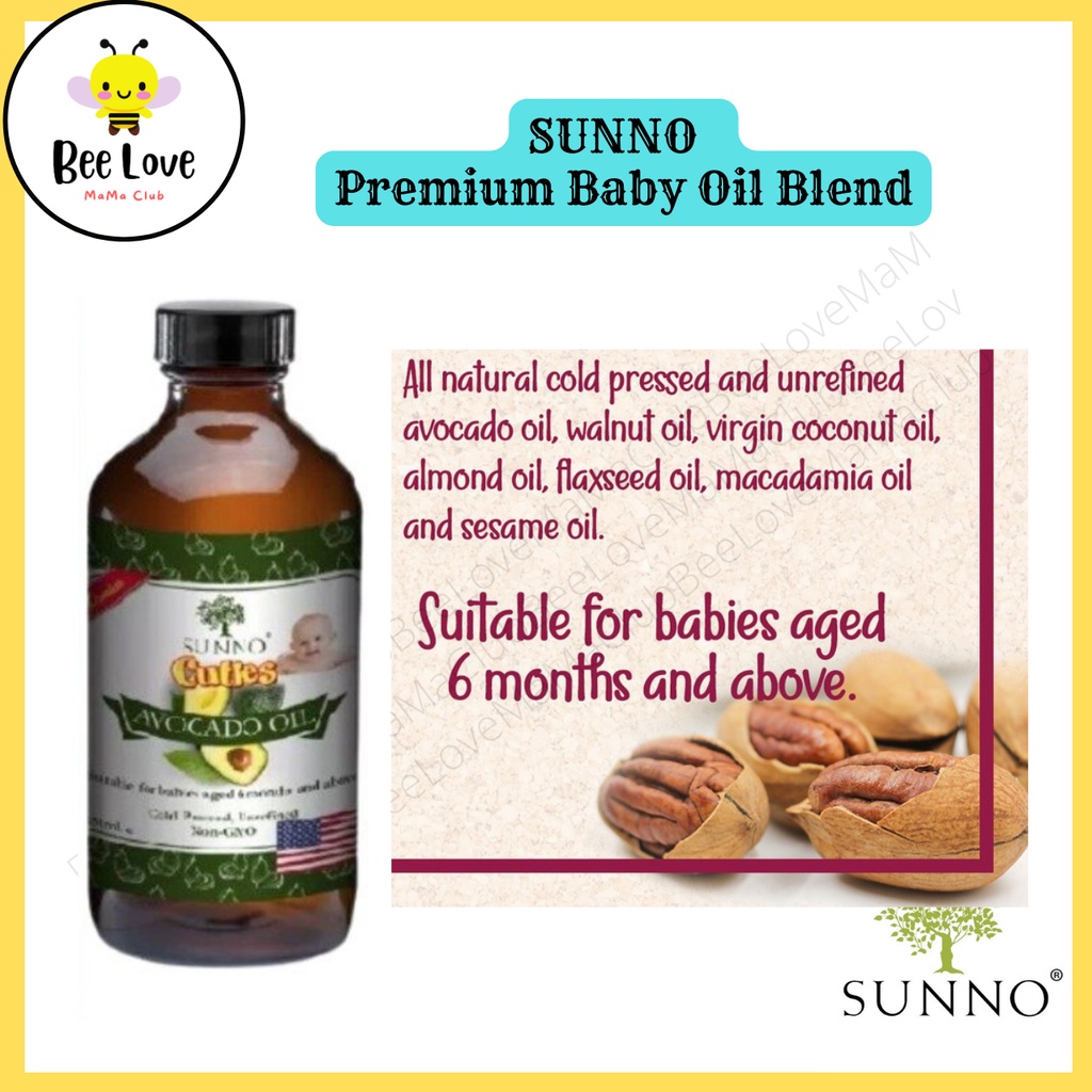 SUNNO CUTIES Trinity Bundle - Walnut, Avocado & Organic Flaxseed Oil ...