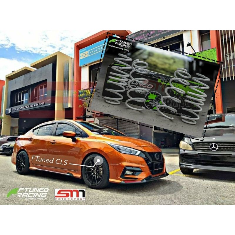 Nissan Almera N18 2019 up FTuned Racing CLS Sport Lowered Spring F ...