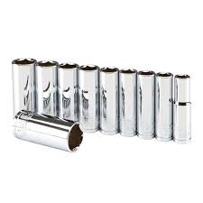 12 pcs CR-V LONG SOCKET SET WRENCH HEAVY DUTY (READY STOCK) | Shopee ...