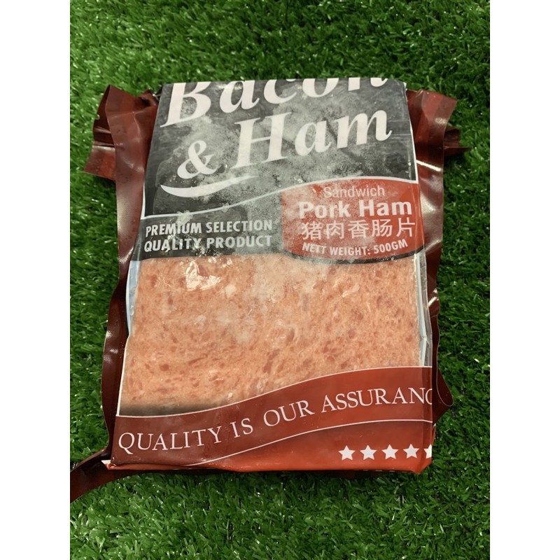 #Brand Bacon&ham Pork ham #猪肉火腿 #500g | Shopee Malaysia