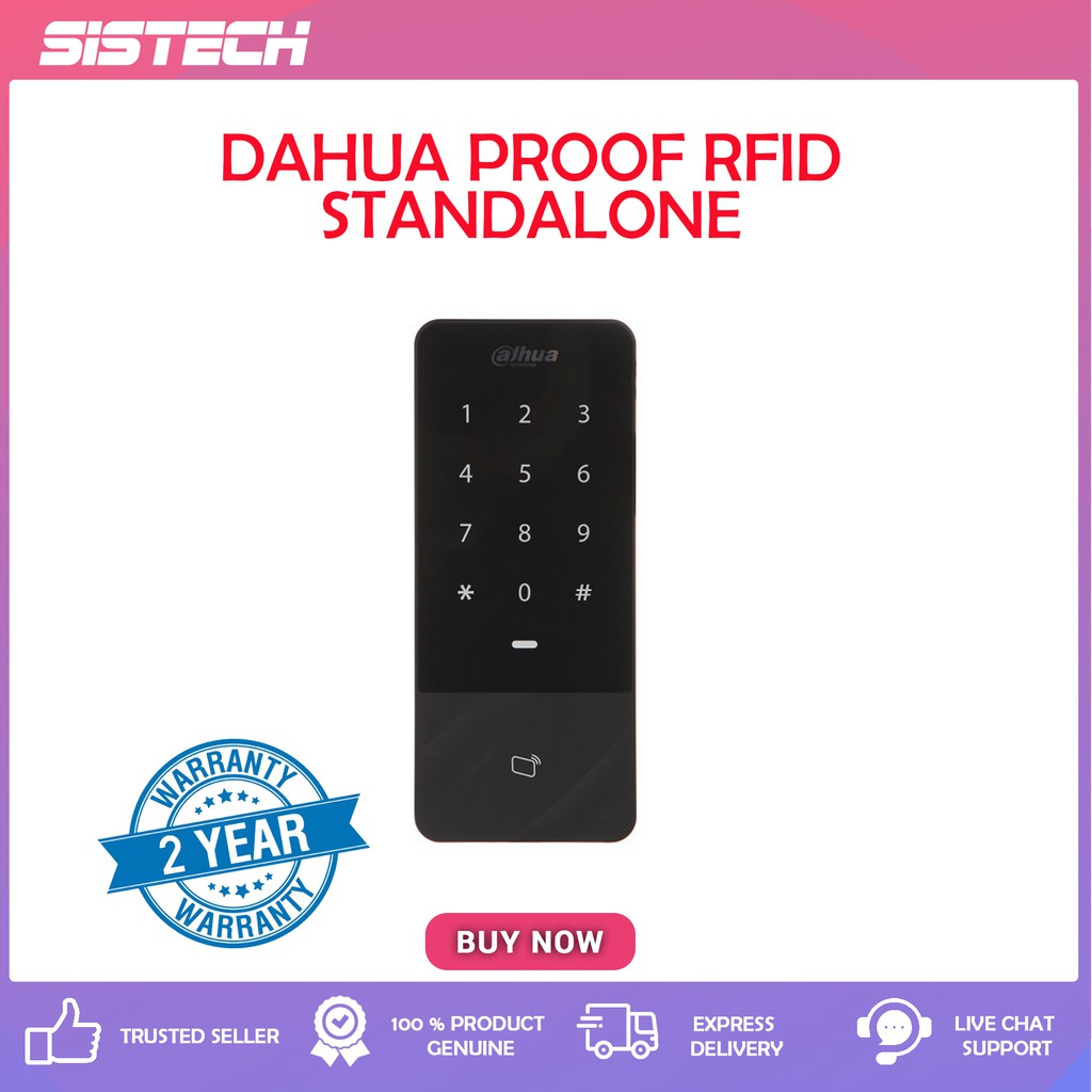 DAHUA ACCESS CONTROL - Water-proof RFID Standalone | Shopee Malaysia