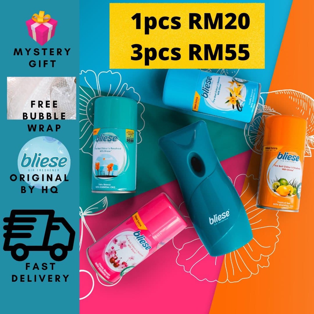 🔥COMBO Bliese Pewangi Rumah Refill 3 Botol RM55🔥 | Shopee Malaysia