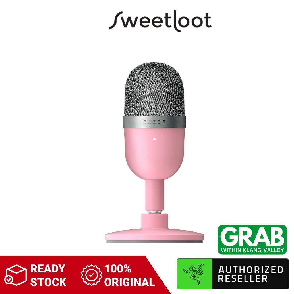 Razer Seiren Mini Quartz Pink Ultra-compact Portable Streaming ...