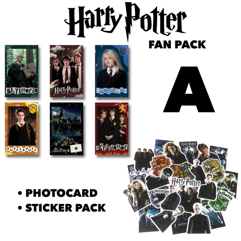 Harry POTTER STICKER + PHOTOCARD POLAROID FAN KIT | Shopee Malaysia