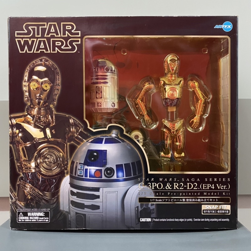 Kotobukiya - Star Wars C3PO & R2D2 (EP4 Ver.) 1/7 Scale Pre-painted ...