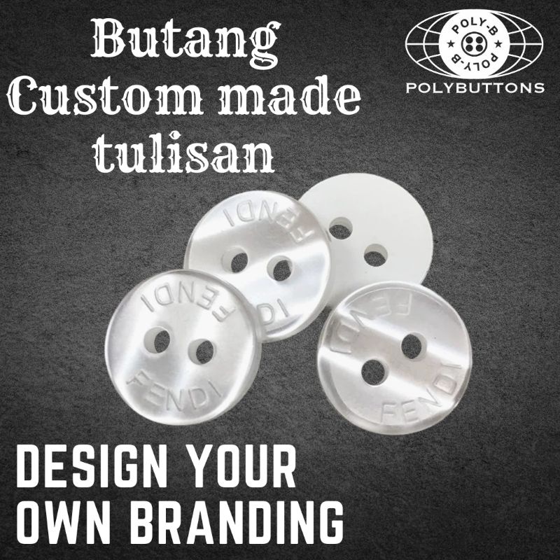 Butang Custom Made Shirt Button Butang Custom Made Butang Polybuttons ...