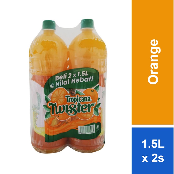 Tropicana Twister Sealed Twin Pack Or/or 2 x 1.5L | Shopee Malaysia