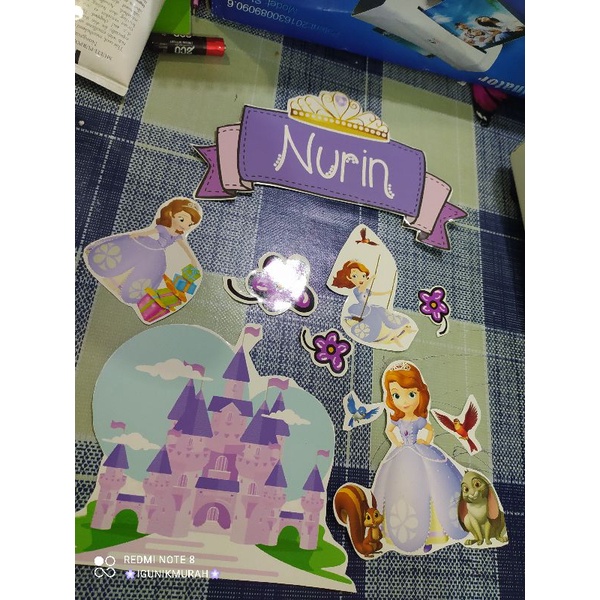 topper cake only merdeka barbie frozen upin ipin mickey omarhana ...