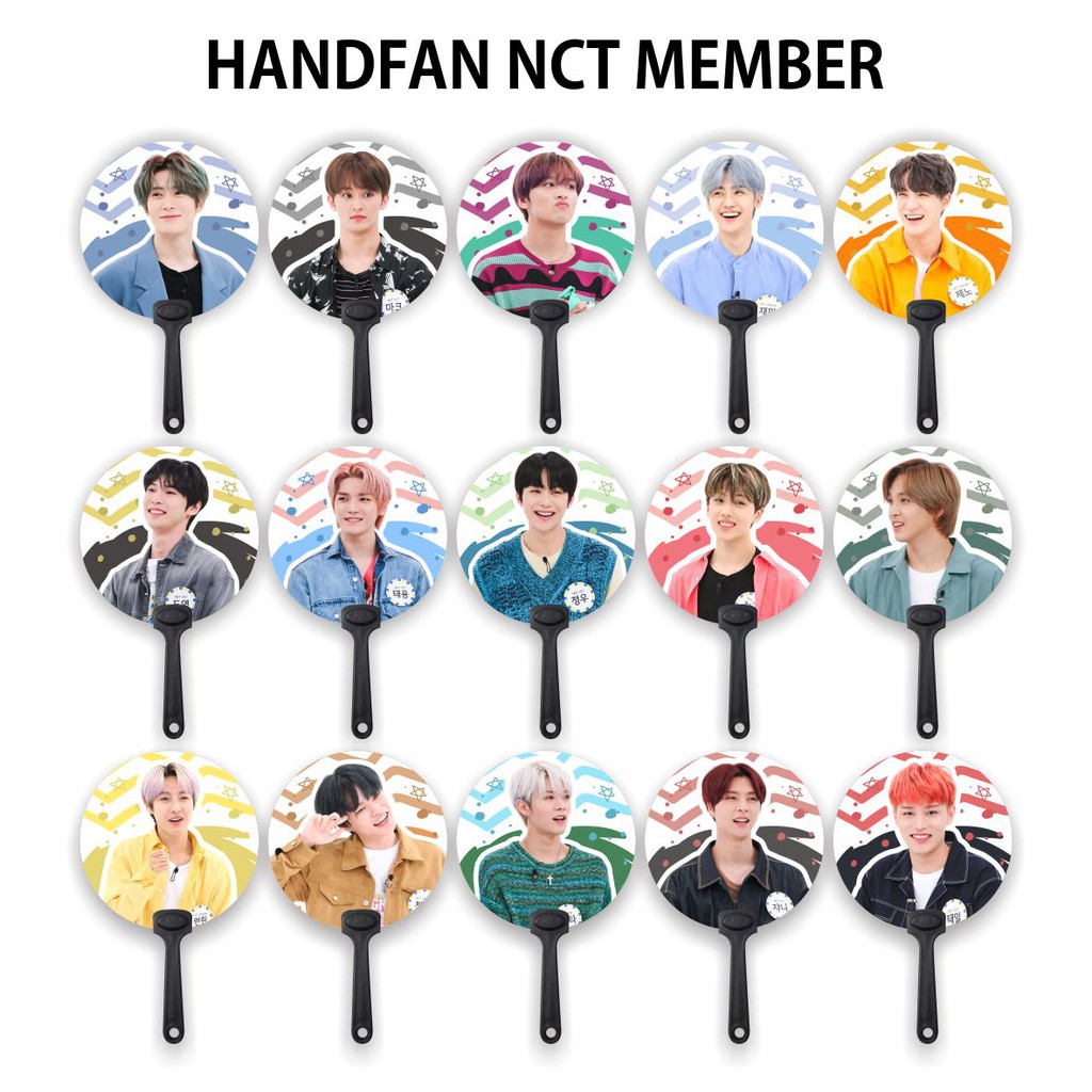 Hand FAN / HANDFAN NCT MEMBER - DESIGN BY ANZ KREASI MEDIA | Shopee ...