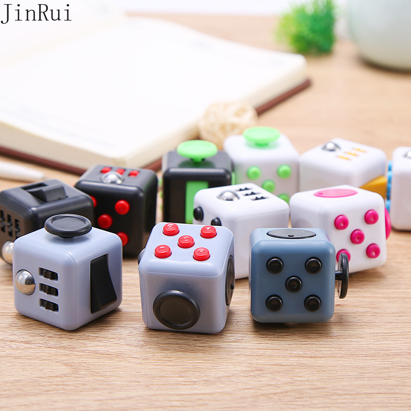 Pop It Fidget Cube Children Special Adults Stress Anxiety Relief Desk ...