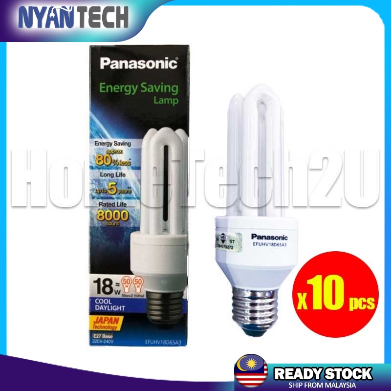 Original Panasonic 18W Energy Saving Bulb 3U Down Light Day Light E27 ...