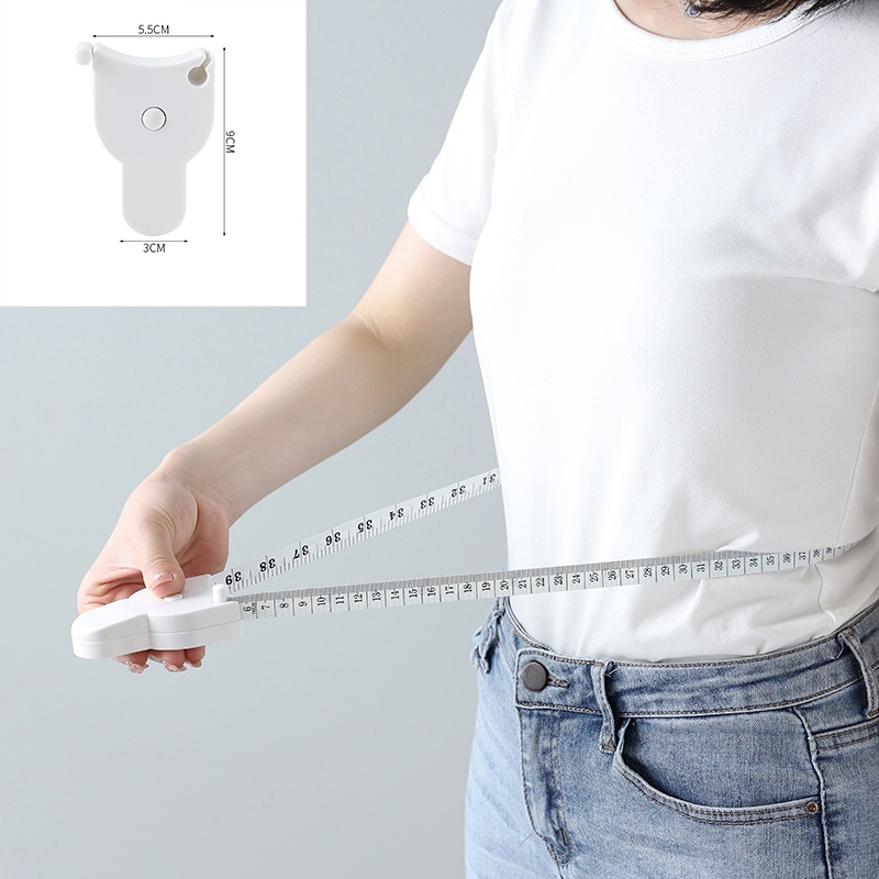 150cm Automatic Telescopic Tape Measure self retracting triple ...