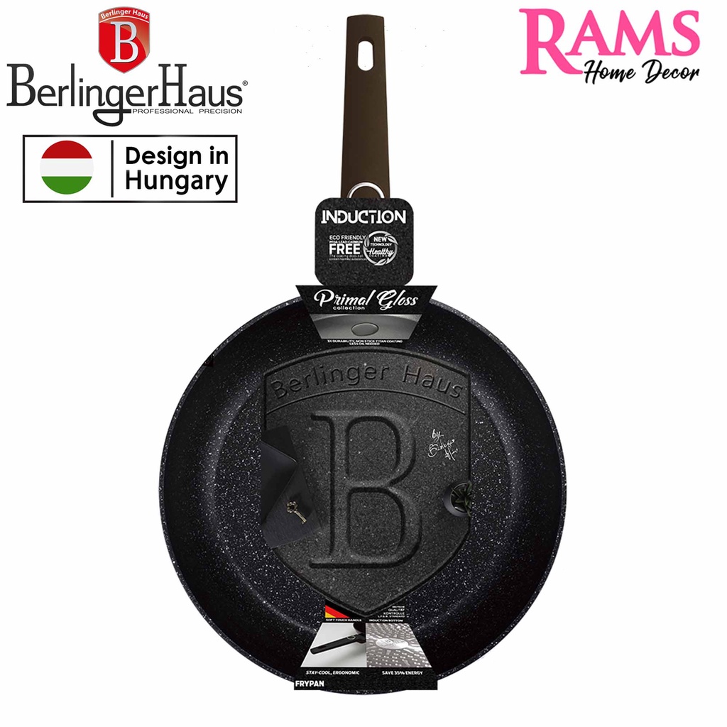 Berlingerhaus 24cm Induction Non Stick Fry Pan / Kuali Leper / Kuali ...