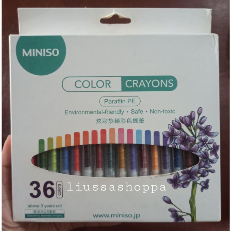Crayon Miniso - Crayons (36 colors) | Shopee Malaysia