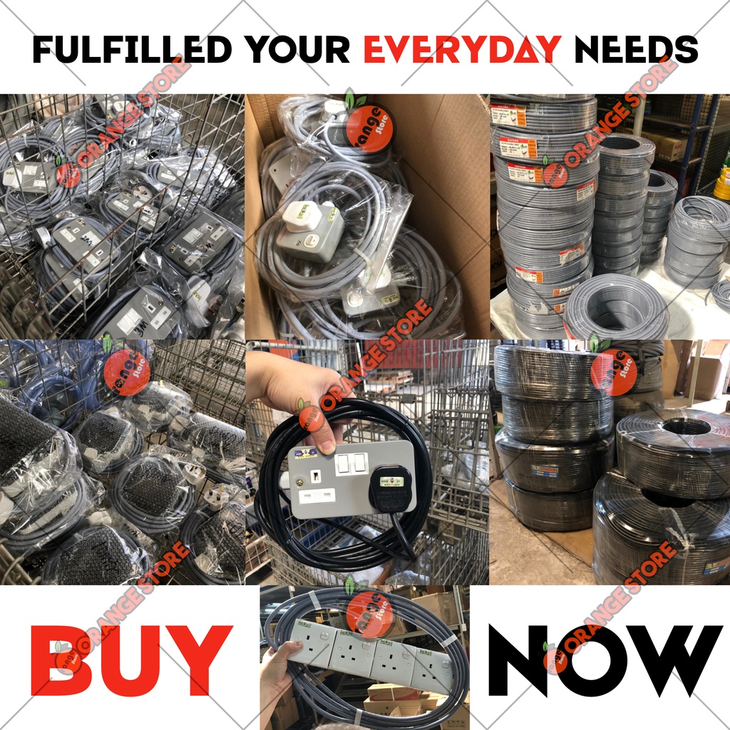 【1 ft】 3 Core Flexible Cable 70/0076, 40/0076, 40/0016, 23/0016 PVC ...