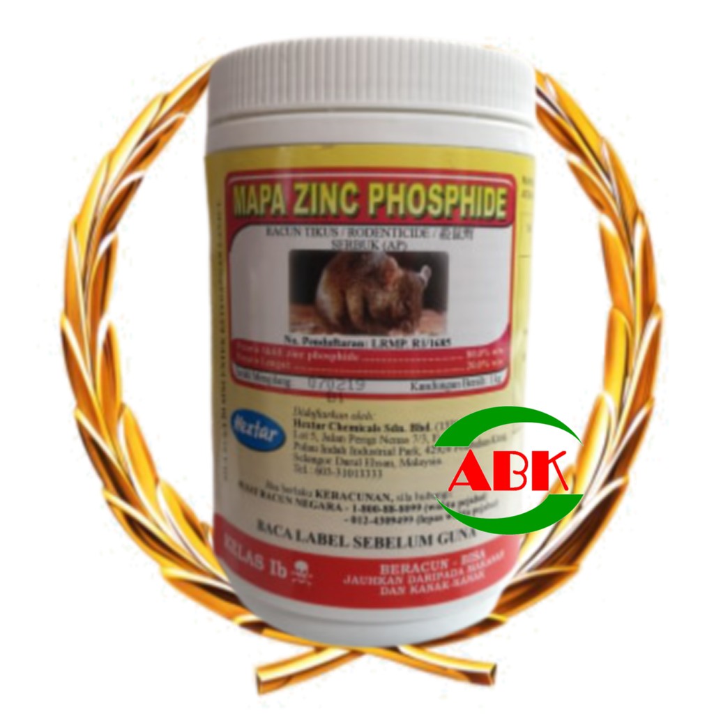 [OFFICIAL SELLER] HEXTAR UBAT TIKUS MAPA ZINC PHOSPHIDE 1KG 100% ...