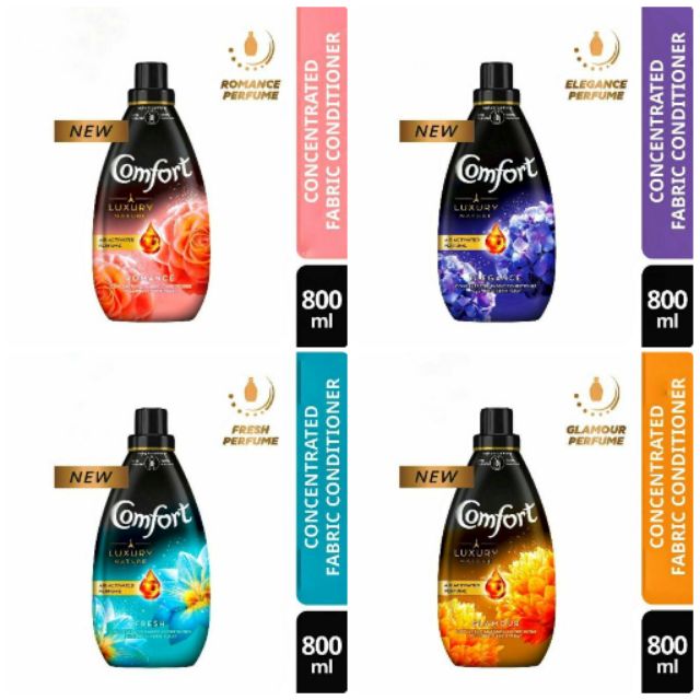 Comfort Concentrate Fabric Softener Luxury Nature Elegance 800ml READY ...