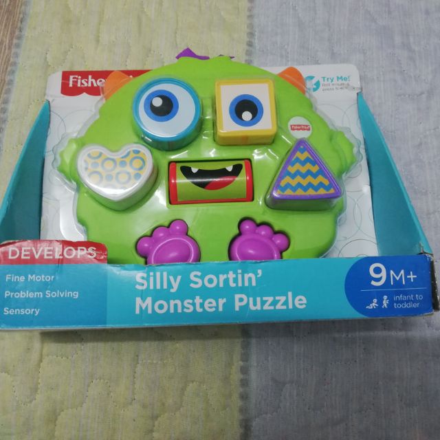 Fisher Price Silly Sortin Monster Puzzle | Shopee Malaysia