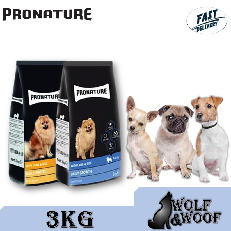 Pronature Daily Growth Small Breed Adult & Puppy Dog Food Lamb & Rice ...