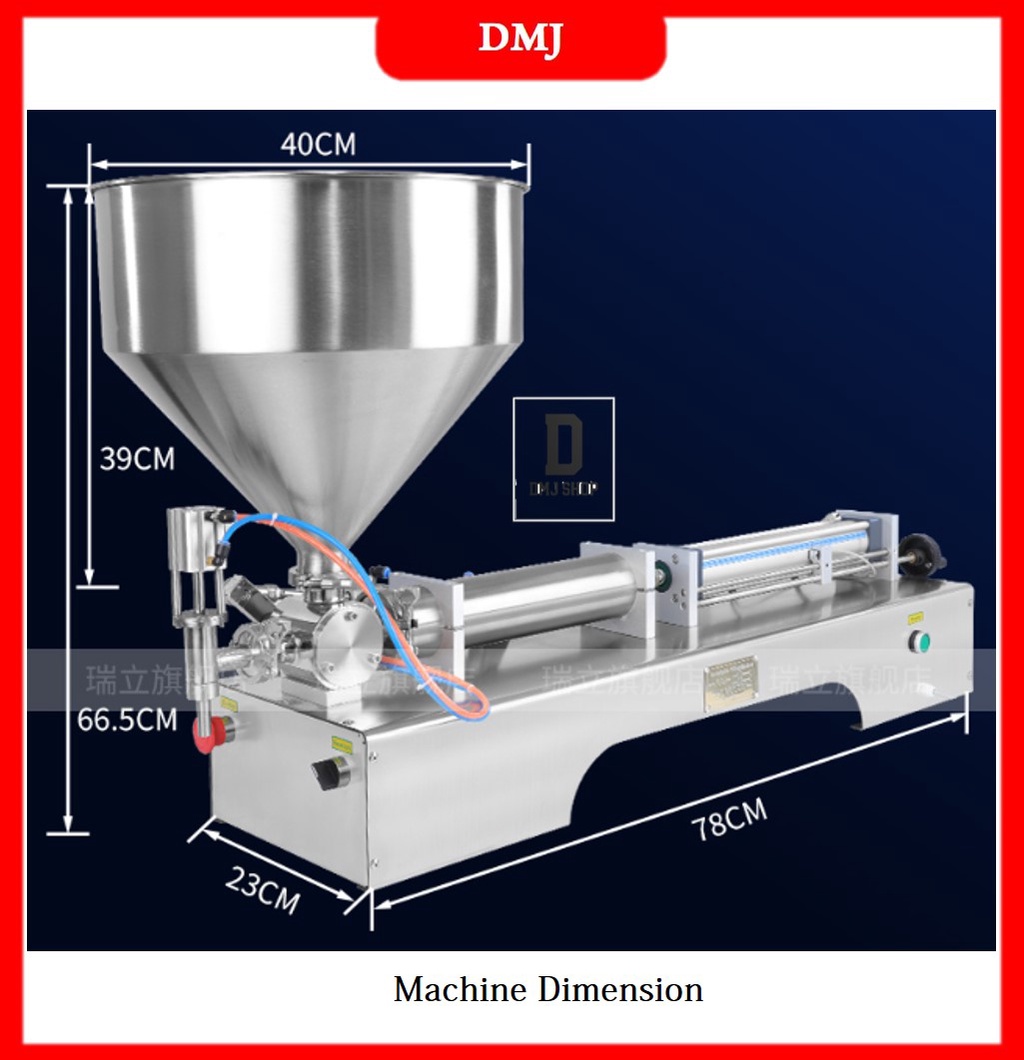 Paste Sauce Liquid Honey Beverage Dispenser Filling Machine Capacity ...